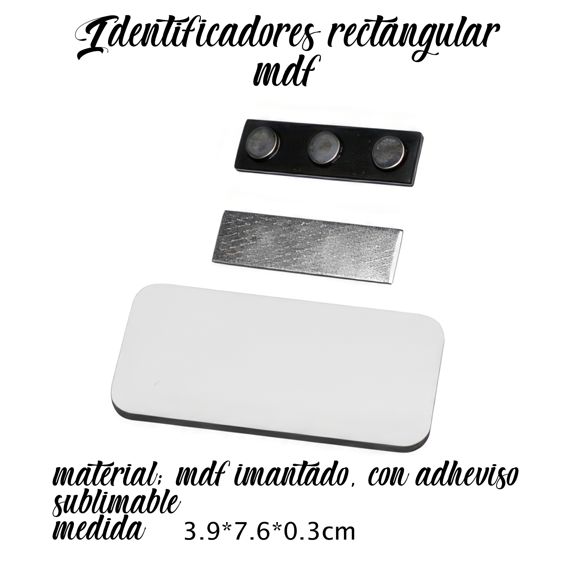 Identificador mdf sublimable - IMAGINA DISEÑA REALIZA